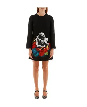 Valentino Garavani X Undercover Lovers Print Dress