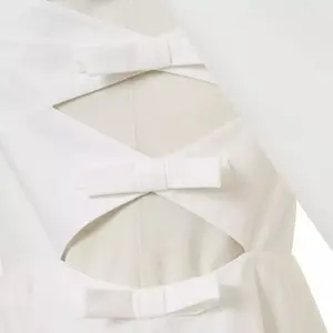Valentino Garavani Cut-out Long-sleeved Shirt Dress