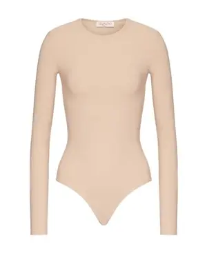 Valentino Garavani Long-sleeve Body - Nude
