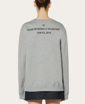 Valentino Garavani Izumi Miyazaki Print Sweatshirt