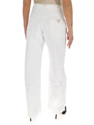 Valentino Garavani Mid-rise Straight-leg Jeans