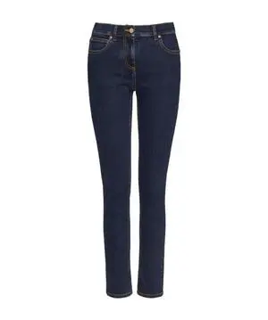Valentino Garavani V-detail Slim-fit Jeans - Black