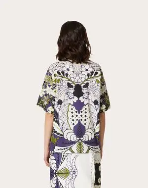 Valentino Garavani Arazzo-print Sequined Shirt