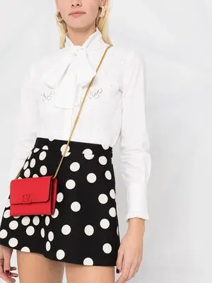 Valentino Garavani High-waisted Polka Dot Shorts