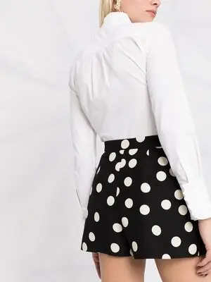 Valentino Garavani High-waisted Polka Dot Shorts