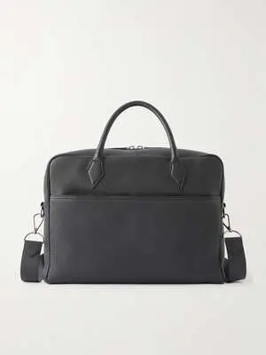 METIER Closer All Day Leather Briefcase - Black