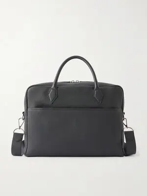METIER Closer All Day Leather Briefcase - Black