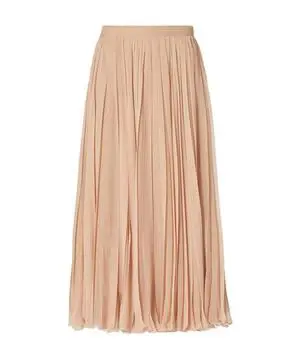 Valentino Garavani Pleated Mid-length Skirt - Nude