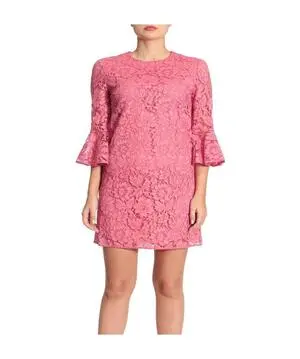 Valentino Garavani Lace Flower Dress - Pink