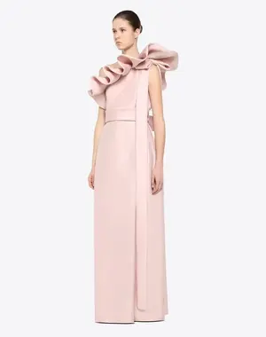 Valentino Garavani One-shoulder Ruffled Dress