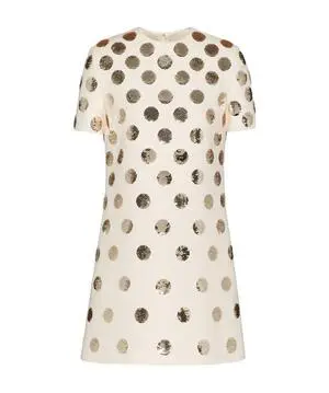 Valentino Garavani Tang Yan's Same Polka Dot Sequin Embroidery Dress