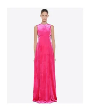 Valentino Garavani Velvet Hollow Dress