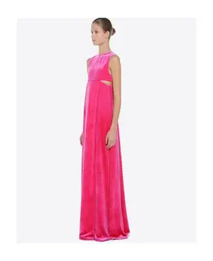 Valentino Garavani Velvet Hollow Dress