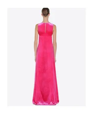 Valentino Garavani Velvet Hollow Dress