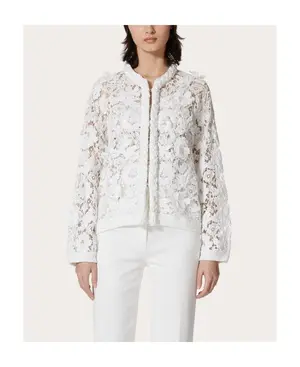 Valentino Garavani Floral Lace Cardigan