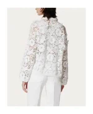 Valentino Garavani Floral Lace Cardigan