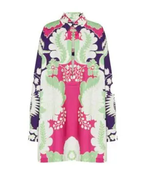 Valentino Garavani Printed Poplin Shirt - White