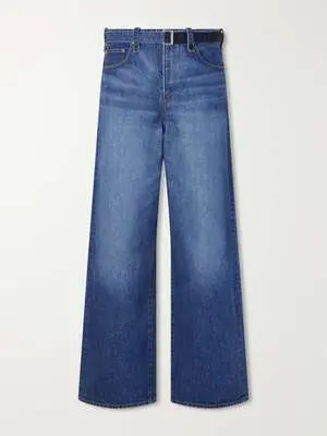 Sacai Wide-leg Jeans - Blue