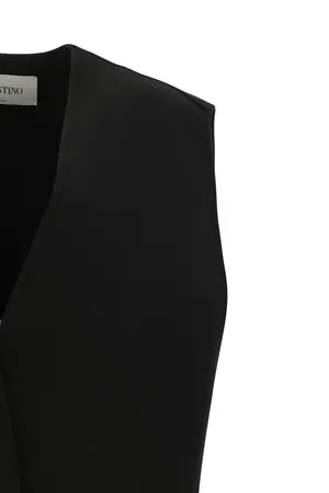 Valentino Garavani V-neck Sleeveless Jacket