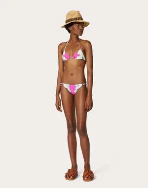 Valentino Garavani Floral Print Bikini Set