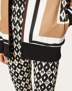 Valentino Garavani Diamond Pattern Logo Leggings
