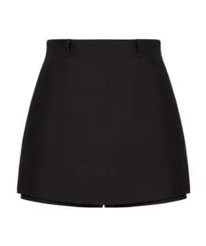 Valentino Garavani High-waisted Belted Skirt - Black