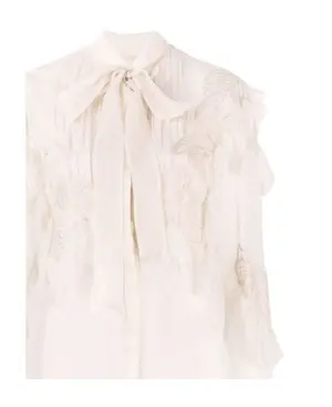 Valentino Garavani Semi-sheer Lace Blouse