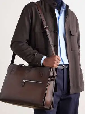 Berluti Un Jour De Plus Full-grain Leather Tote Bag