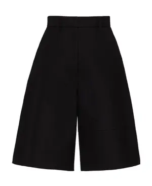 Valentino Garavani Vgold Tailored Bermuda Shorts - Black