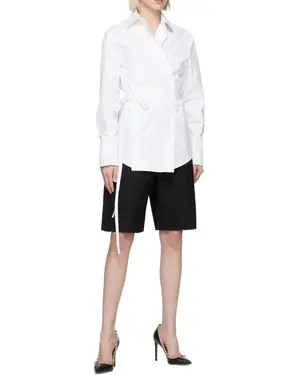 Valentino Garavani Vgold Tailored Bermuda Shorts