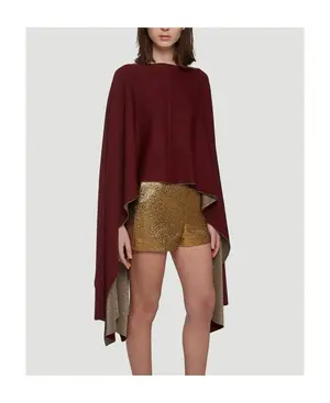 Valentino Garavani Asymmetric Draped Sweater - Brown