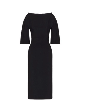 Valentino Garavani Bow-detail Shift Dress - Black