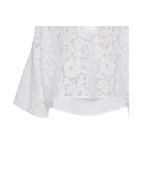 Valentino Garavani Lace Cropped Blouse