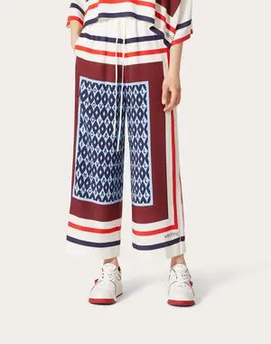 Valentino Garavani Striped Silk-cady Trousers