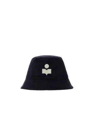 Isabel Marant Étoile Logo Embroidered Bucket Hat - Black