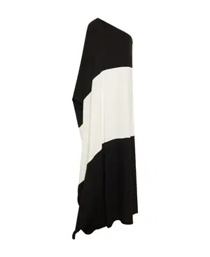 Valentino Garavani Two-tone One-shoulder Gown