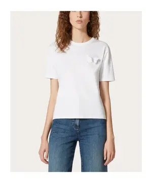 Valentino Garavani Embroidered Jersey T-shirt