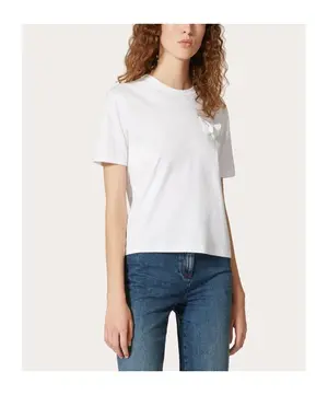 Valentino Garavani Embroidered Jersey T-shirt