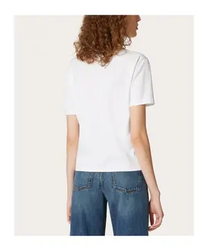 Valentino Garavani Embroidered Jersey T-shirt