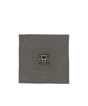 TOTEME Square Scarf - Black