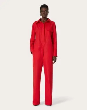 Valentino Garavani Compact Popeline Jumpsuit