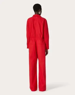 Valentino Garavani Compact Popeline Jumpsuit