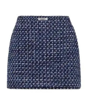 Valentino Garavani Tweed Mini Skort - Black