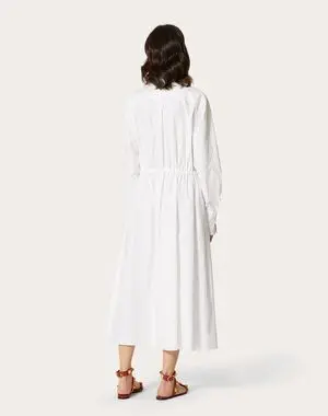 Valentino Garavani Floral Appliqué Shirtdress