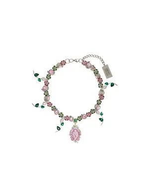 CHOPOVA LOWENA Four-leaf Clover Pendant Necklace - Multi-color