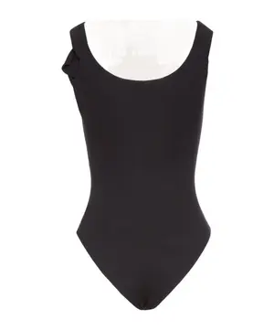 Valentino Garavani Floral Detailed One-piece Swimsuit - Black