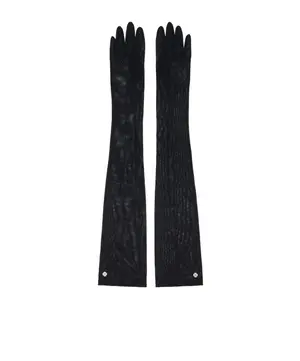 HANDSOME STOCKHOLM Long Mesh Gloves - Black