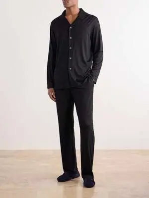 Derek Rose Basel 1 Stretch-modal Jersey Pyjama Set