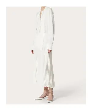 Valentino Garavani Jacquard Iconographe Pleated Skirt