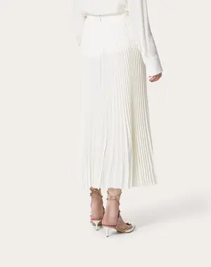 Valentino Garavani Jacquard Iconographe Pleated Skirt